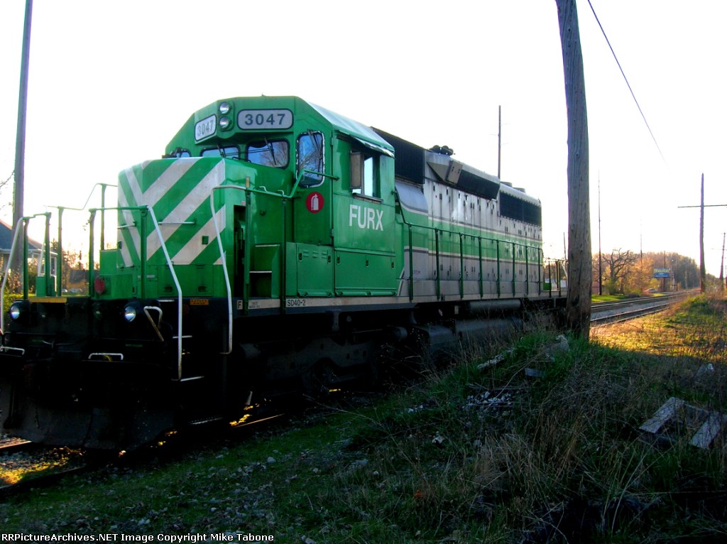 FURX 3047 dead on a CSX team track